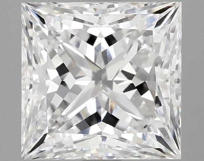 3.08 Carat Princess Shaped Ideal Cut VVS2 IGI Certified Lab Grown Diam ...