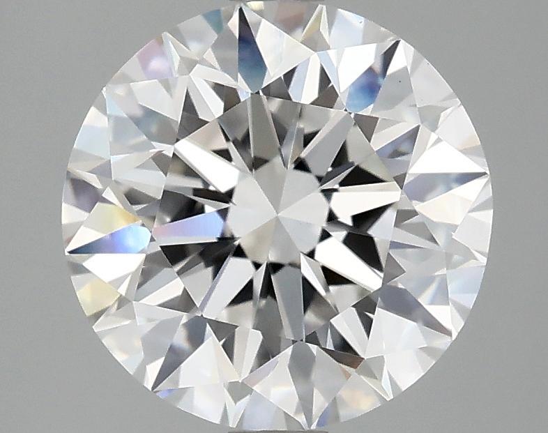 3.01 Carat Round Shaped Excellent Cut VVS2 IGI Certified Lab Grown Dia ...