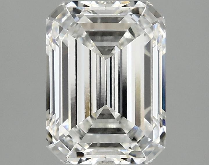 2.1 Carat Emerald Shaped Excellent Cut VVS2 IGI Certified Lab Grown Di ...