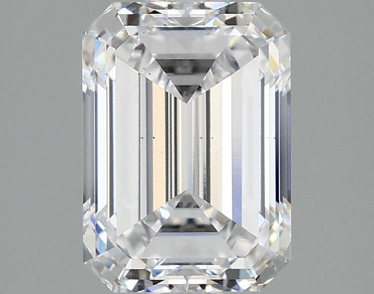 2.1 Carat Emerald Shaped Ideal Cut VS2 IGI Certified Lab Grown Diamond ...