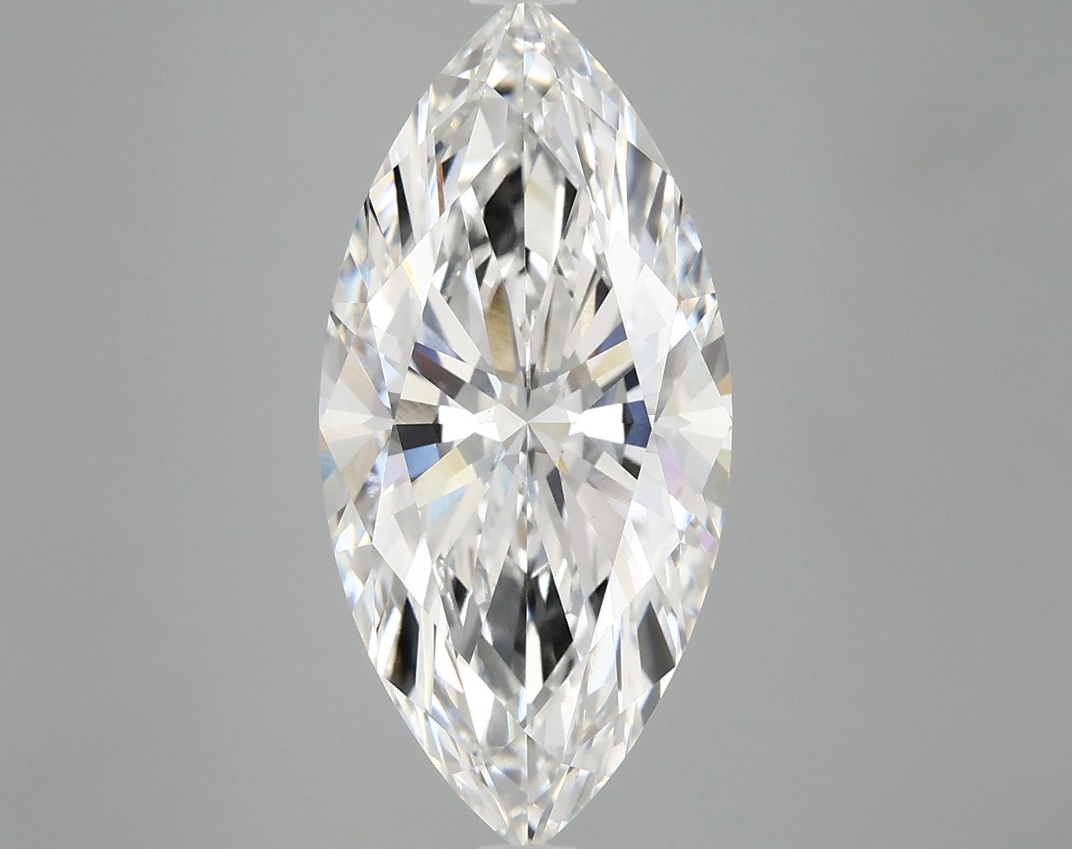 5.1 Carat Marquise Shaped Excellent Cut VS1 IGI Certified Lab Grown Di ...